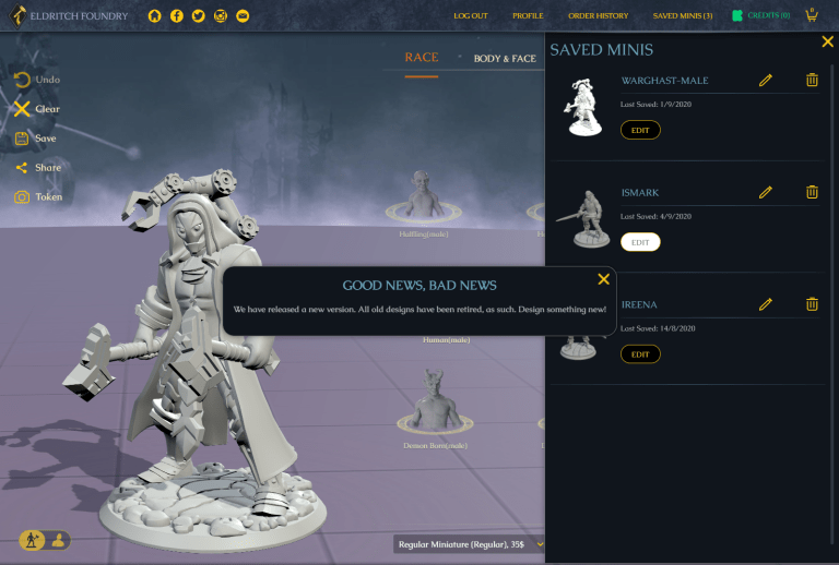 Eldritch Foundry – Custom Miniatures Review | Cannibal Halfling Gaming