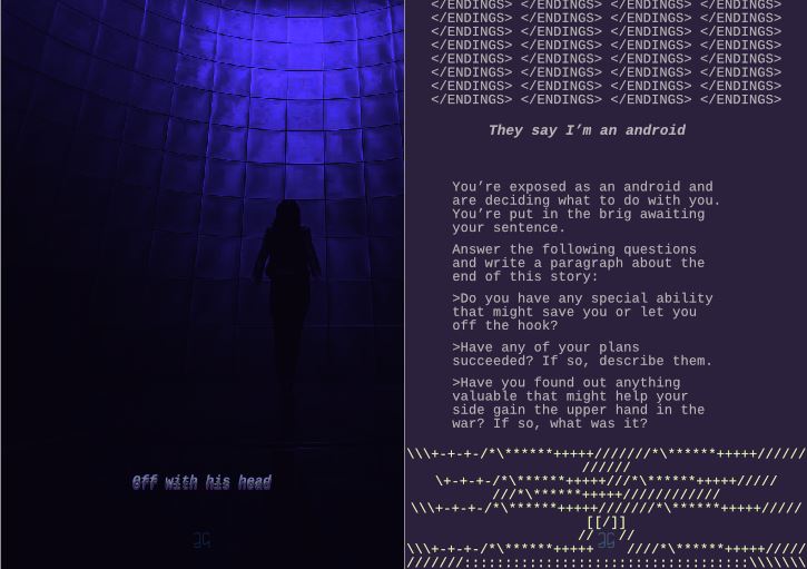 Solitaire Storytelling: Paranoid Android | Cannibal Halfling Gaming
